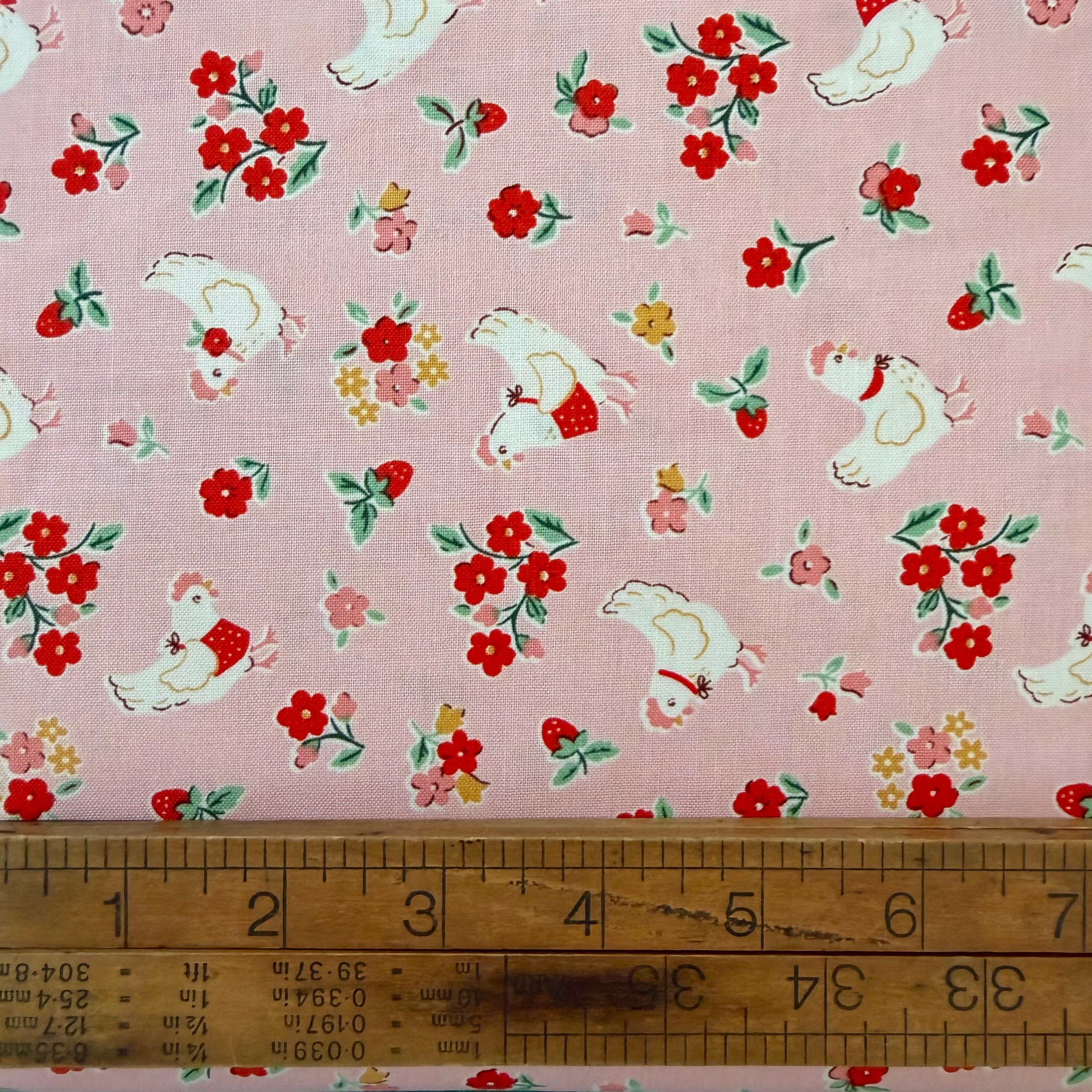 Farmhouse Fancy - Spring Chicken in Pink – sew.be curated